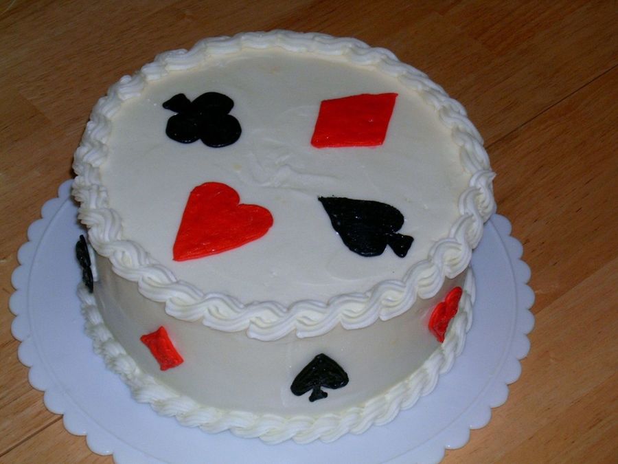 Card Suit Cake - CakeCentral.com