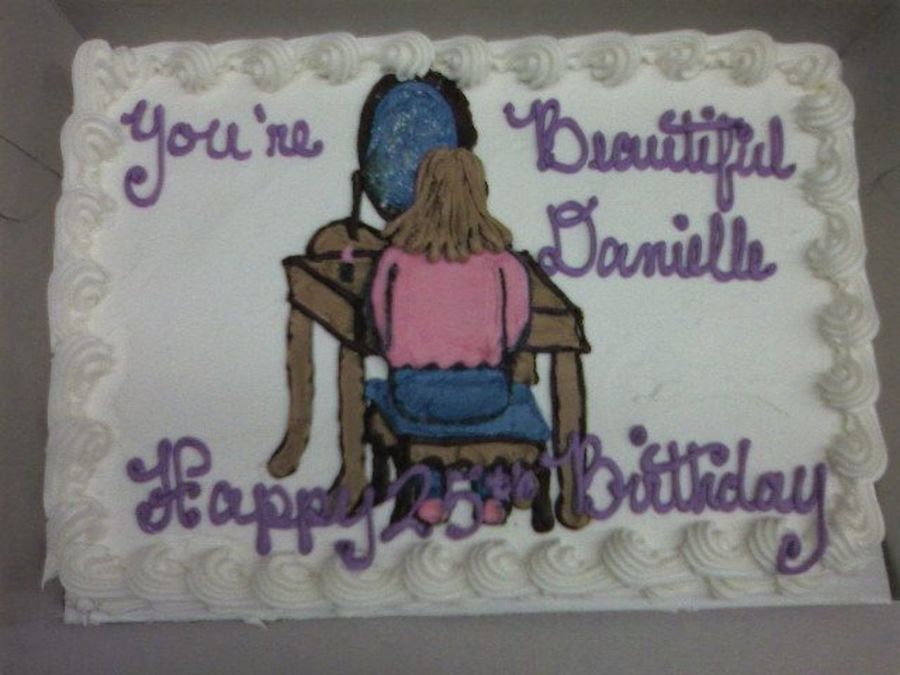 Girl At The Vanity - CakeCentral.com