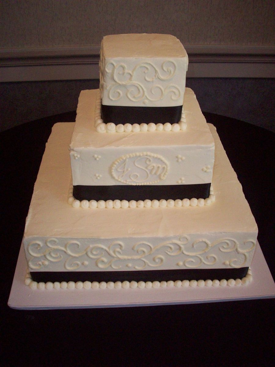 Basic Wedding Cake - CakeCentral.com