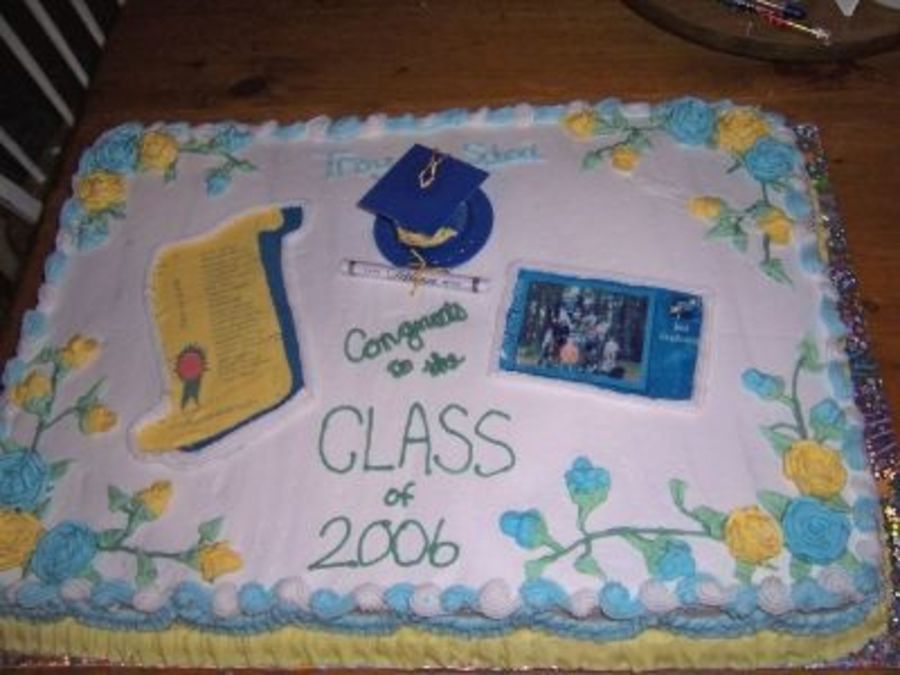 Elementary School Graduation Cake - CakeCentral.com