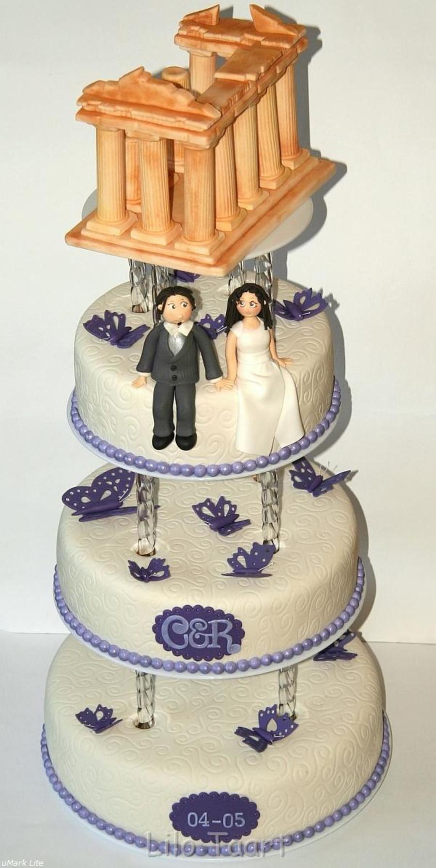 The Parthenon On Top! - CakeCentral.com