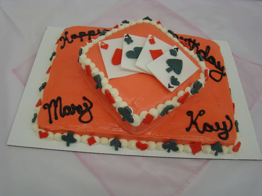 Playing Card Cake - CakeCentral.com