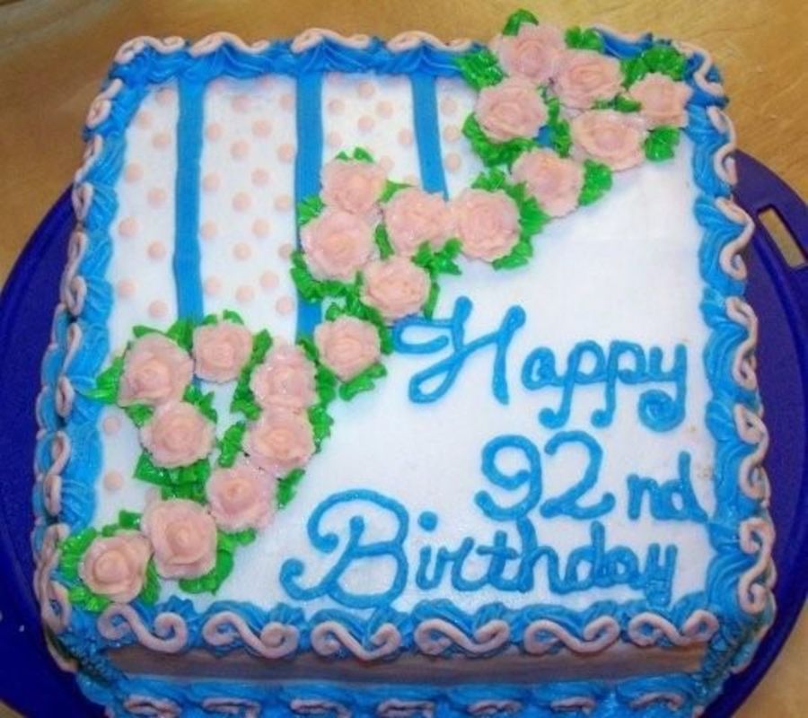 92Nd Birthday - CakeCentral.com