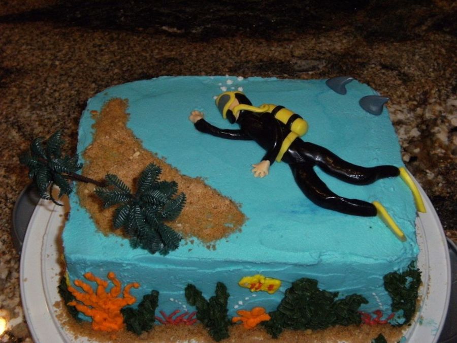 Scuba Diver - CakeCentral.com