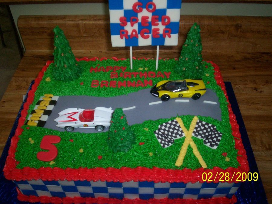 Speed Racer Birthday Cake - CakeCentral.com