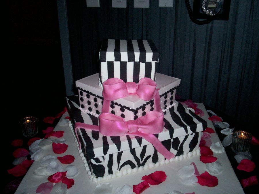Square Packages Birthday Cake - CakeCentral.com