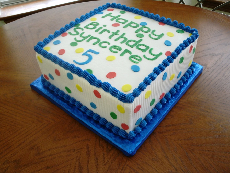 5Th Birthday Cake - CakeCentral.com