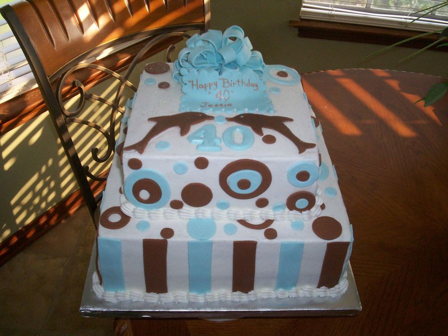 40Th Birthday Cake - CakeCentral.com