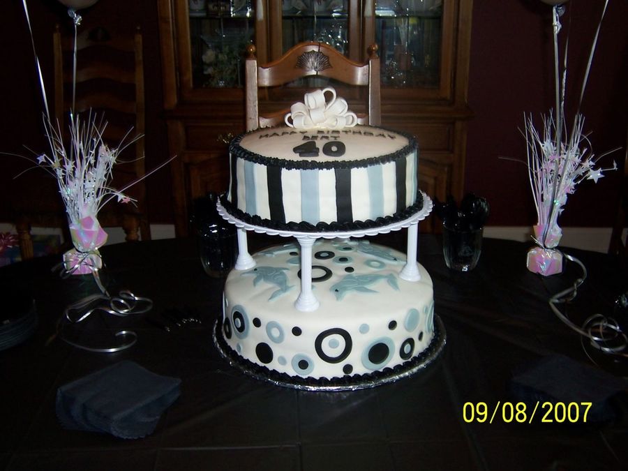 40Th Birthday Cake - CakeCentral.com