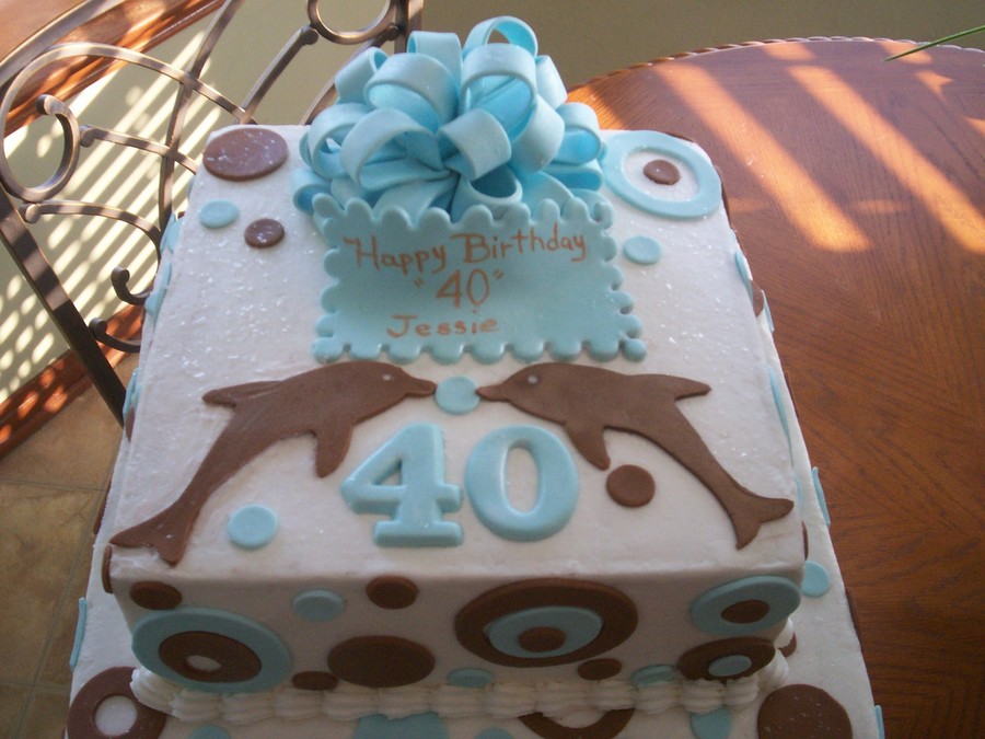 40Th Birthday Cake - CakeCentral.com