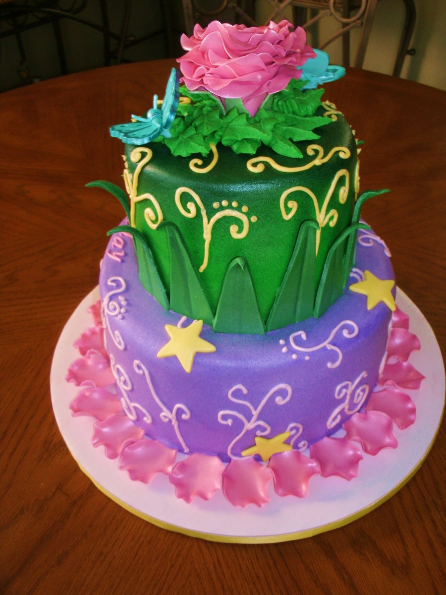 2 Year Old Girl Birthday Cake - CakeCentral.com