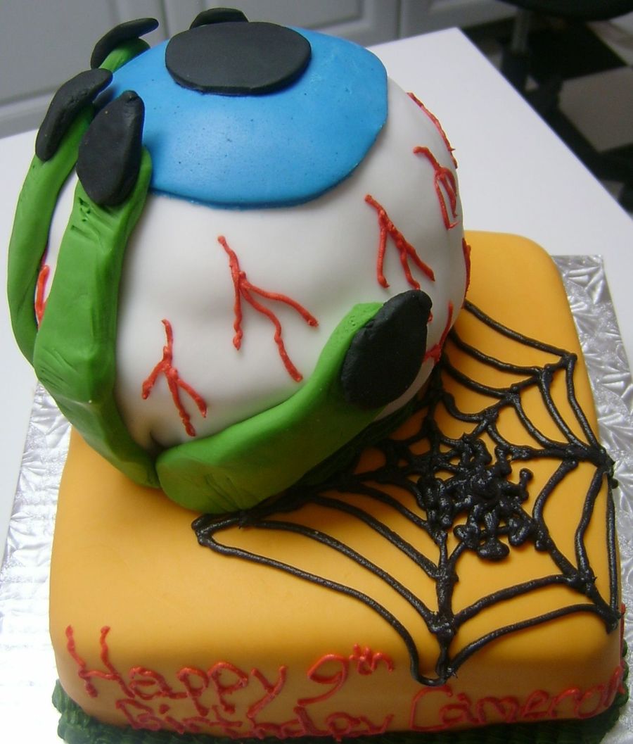 Eyeball Cake - CakeCentral.com