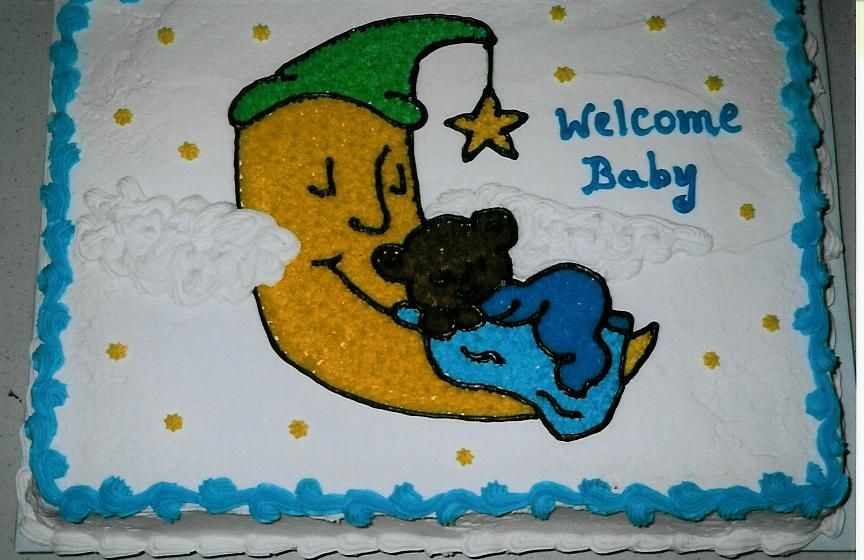 Sleeping Bear On The Moon - CakeCentral.com