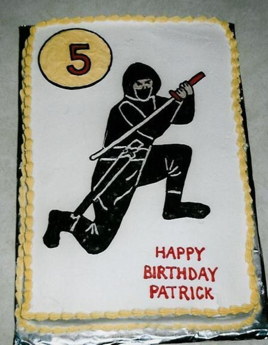 Ninja With Sword - CakeCentral.com