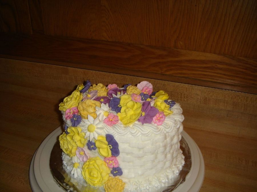 Flower Basket - CakeCentral.com