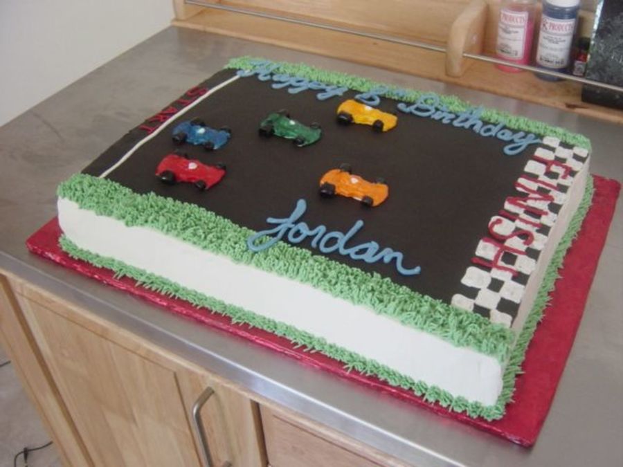 Race Car Cake - CakeCentral.com