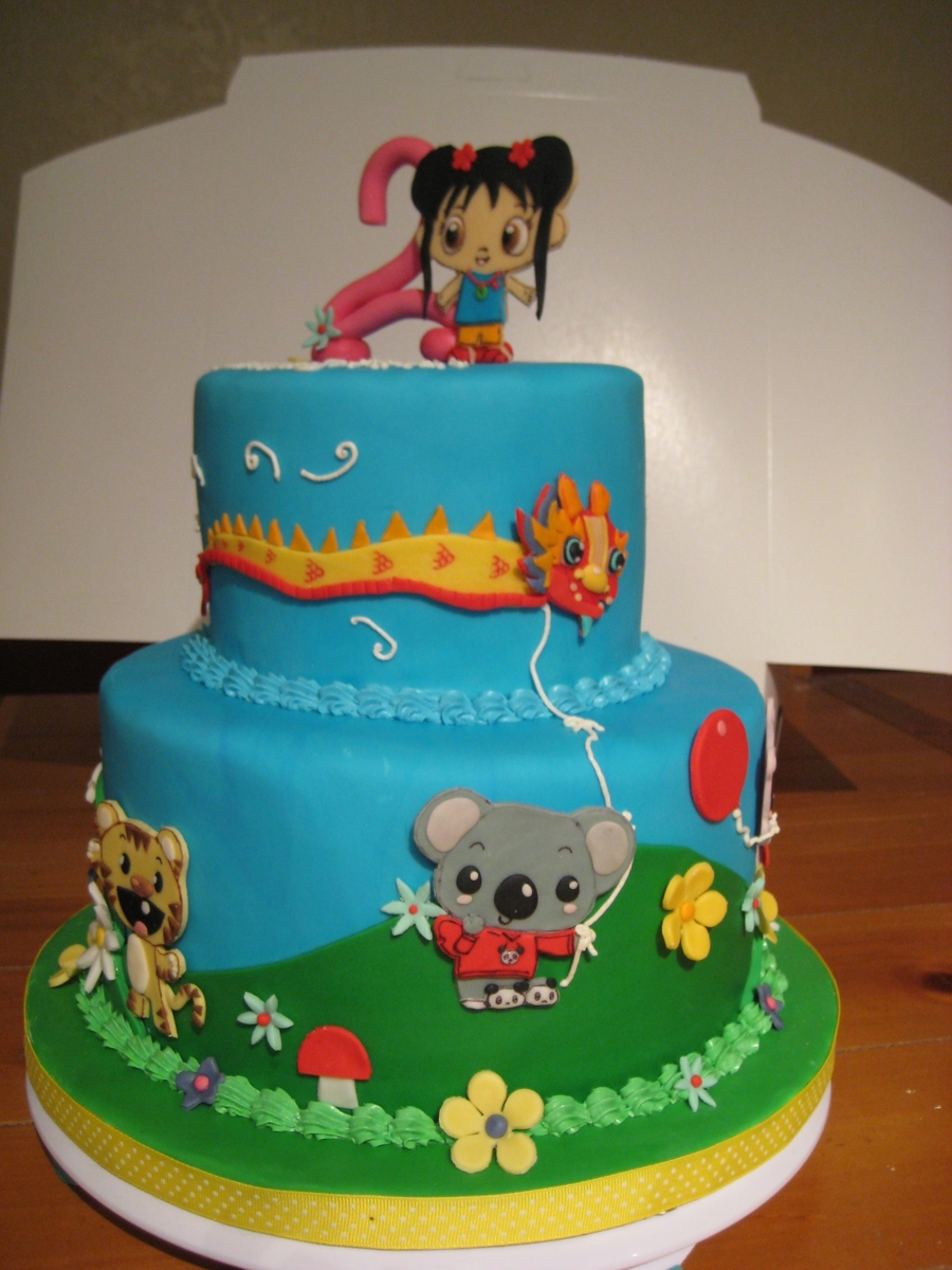 Ni Hao Kai Lan Bday Cake - CakeCentral.com