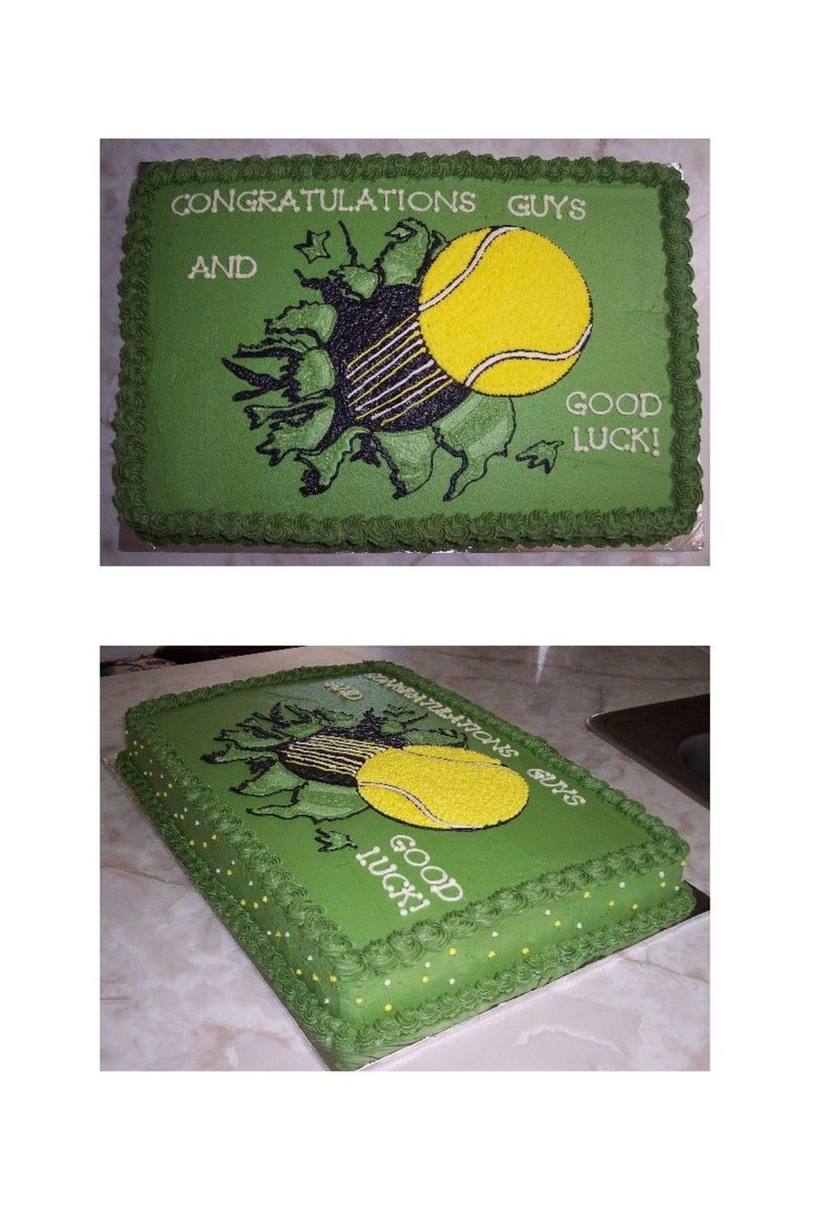 Men's Tennis Cake - CakeCentral.com