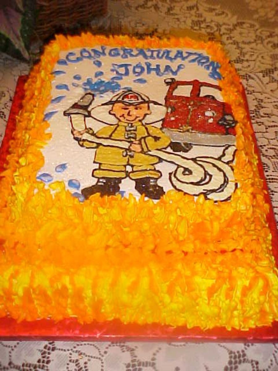 Fireman Cake - CakeCentral.com