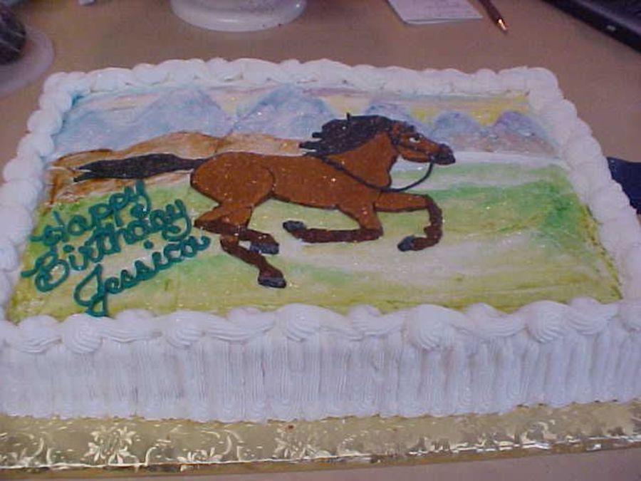 Spirit Birthday Cake - CakeCentral.com