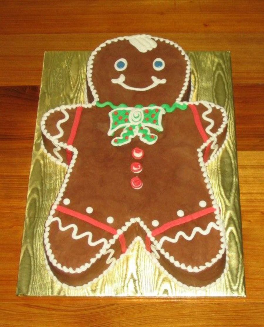 Gingerbread Man - CakeCentral.com