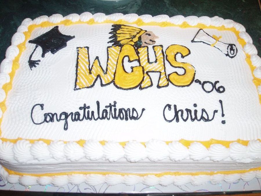 High School Grad Cake - CakeCentral.com
