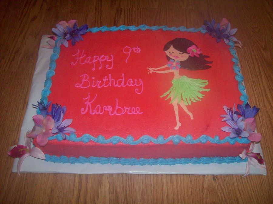 Hula Cake - CakeCentral.com