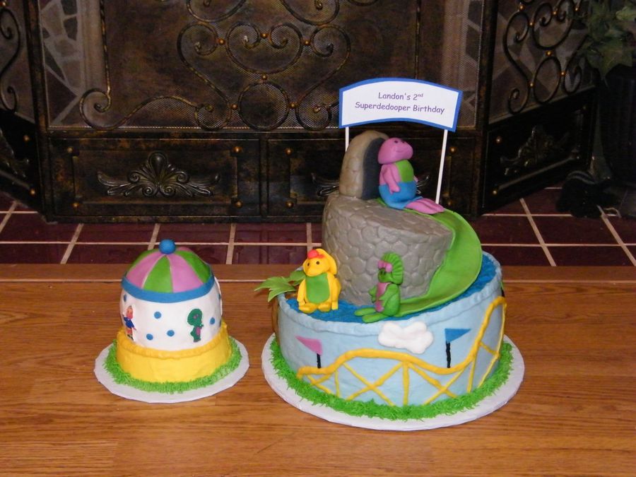 Barney At The Amusement Park - CakeCentral.com