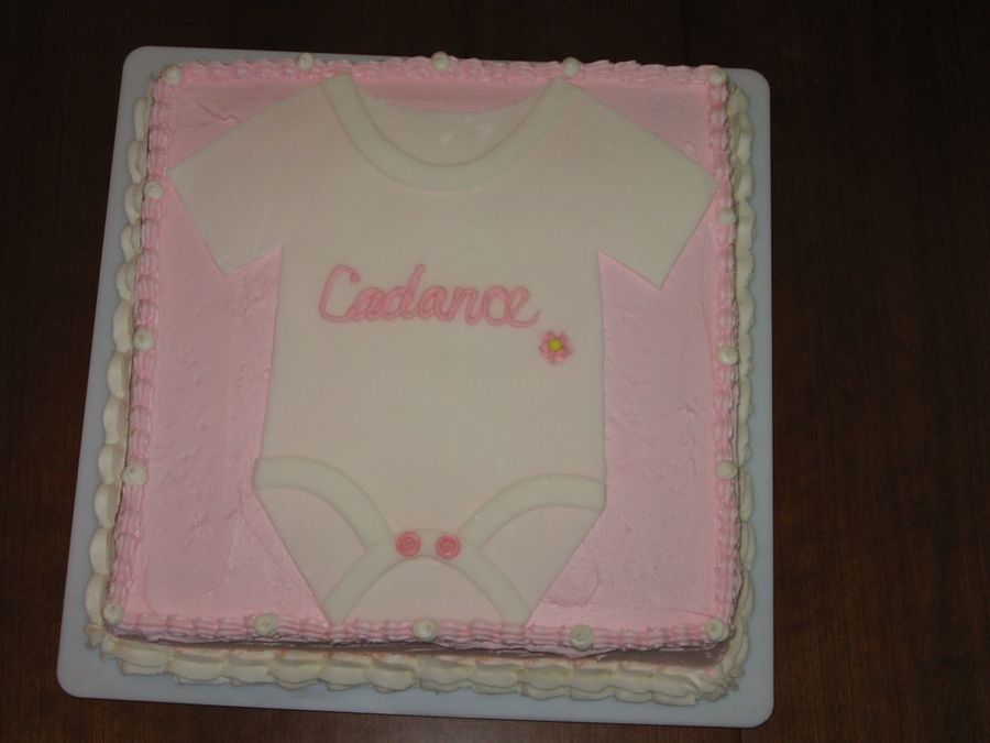 Baby Shower - Onesie Cake - CakeCentral.com