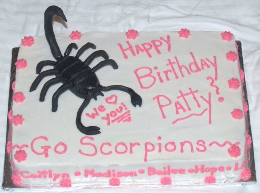 Scorpion Cake - CakeCentral.com