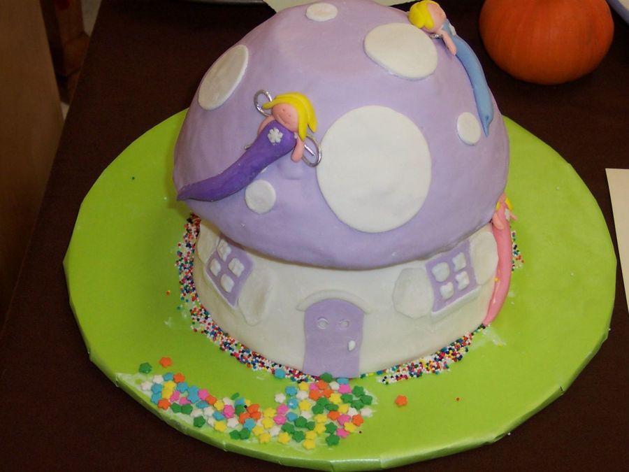 Debbie Brown's Fairy Toadstool - CakeCentral.com