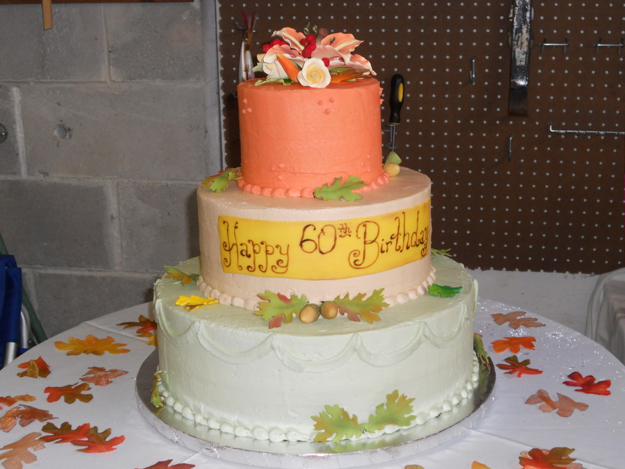 60Th Birthday Cake - CakeCentral.com