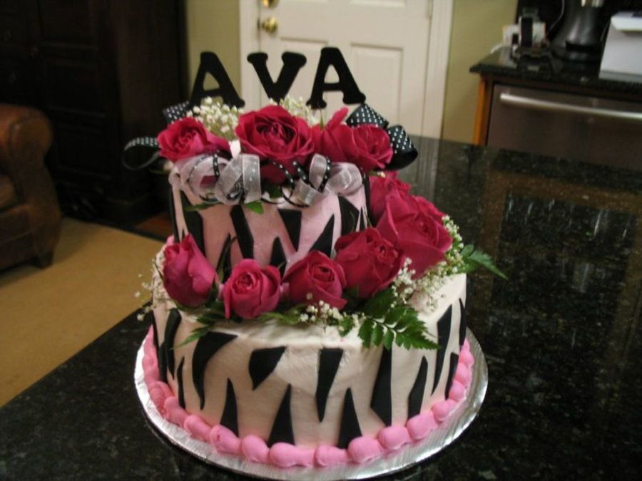 Baby Ava's Cake - CakeCentral.com