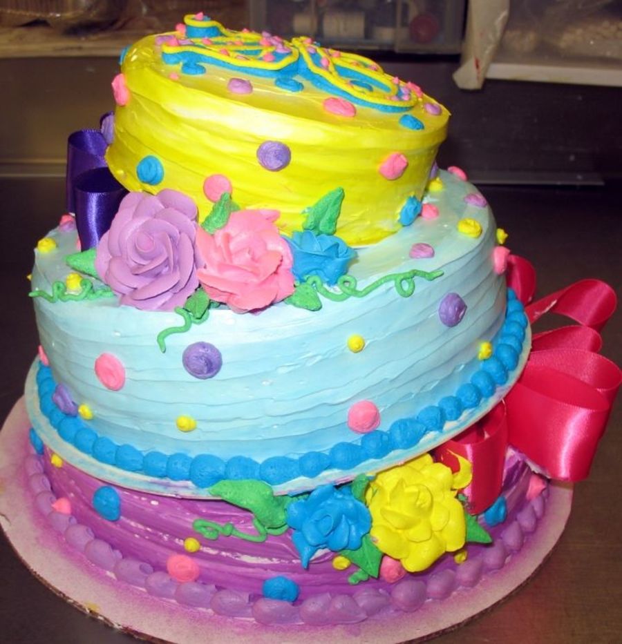 Crooked Cake - CakeCentral.com