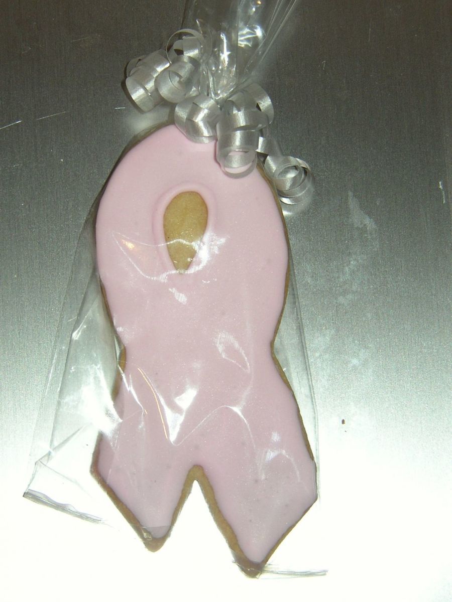 Breast Cancer Ribbon Cookie - CakeCentral.com