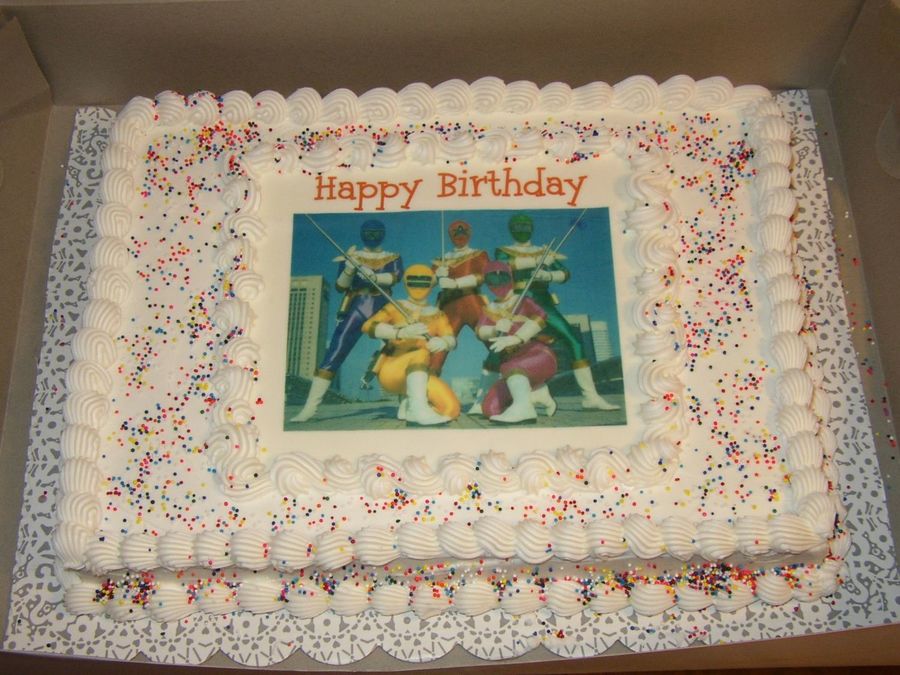 Power Ranger Birthday Cake - CakeCentral.com