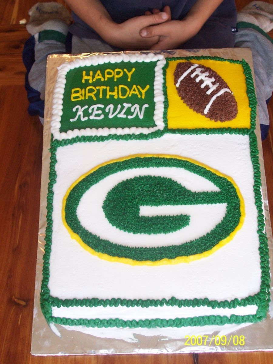 Packers Birthday Cake - CakeCentral.com