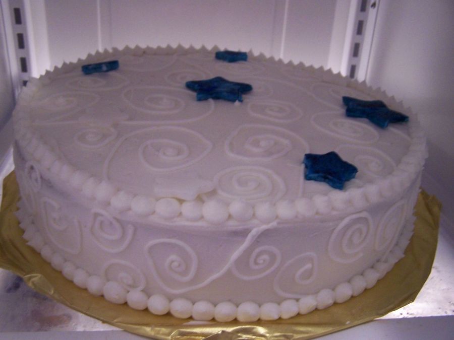 Buttercream Star Cake - CakeCentral.com