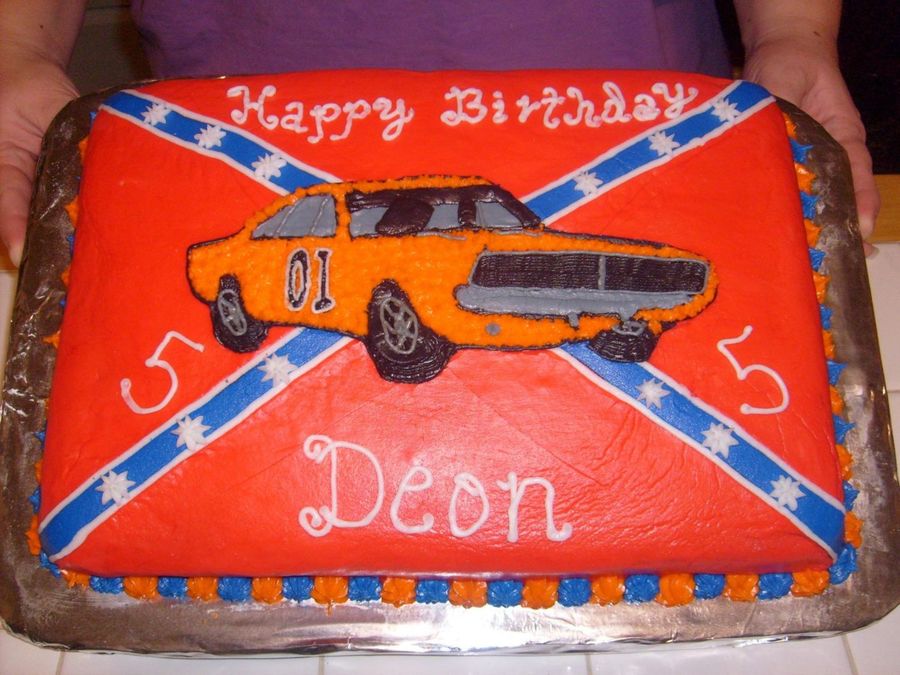 General Lee/ Rebel Flag - CakeCentral.com