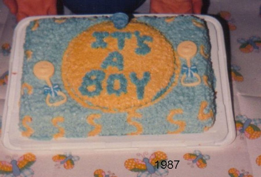 My Very First Baby Shower Cake - CakeCentral.com