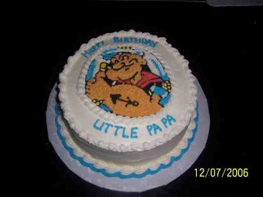 Popeye Cake - CakeCentral.com