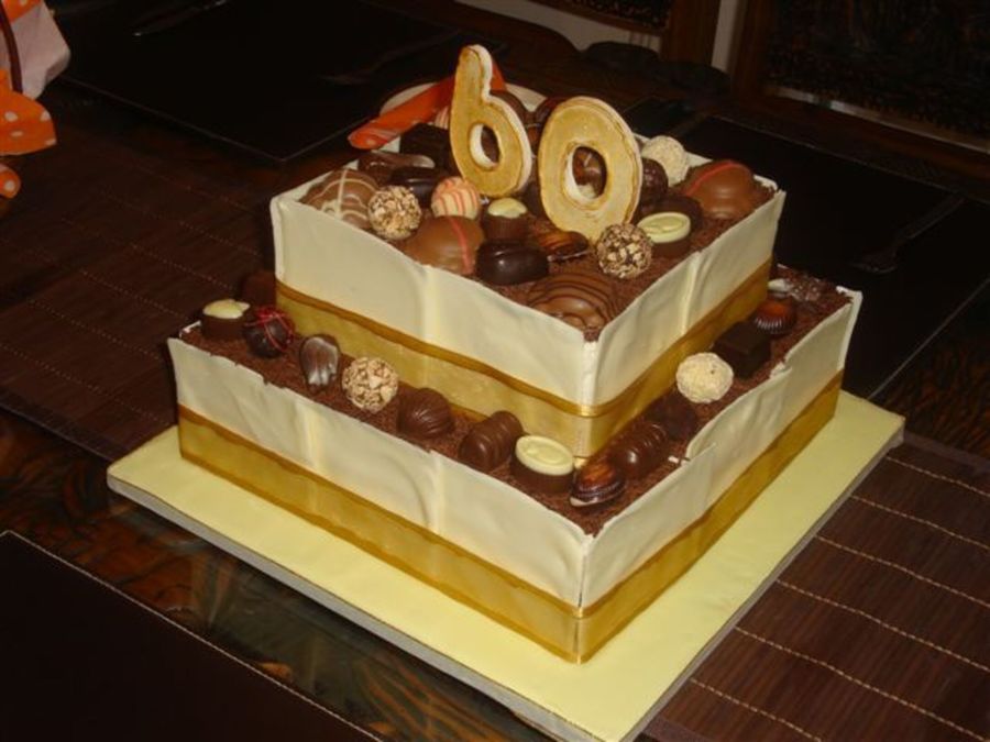 60Th Birthday Cake - CakeCentral.com