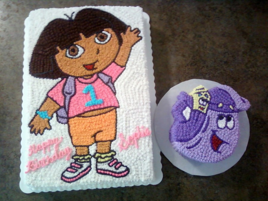 Dora And Backpack - CakeCentral.com