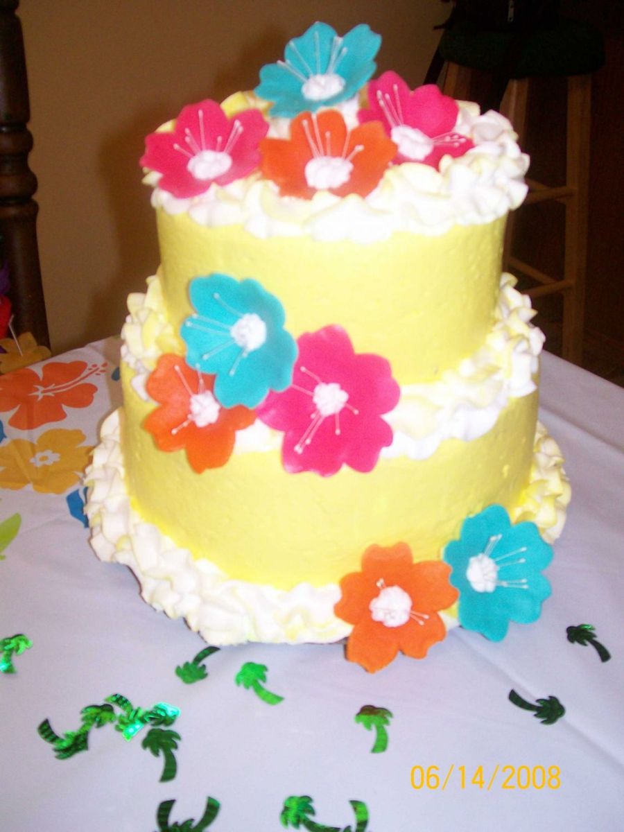Hawaiian Birthday Cake - CakeCentral.com
