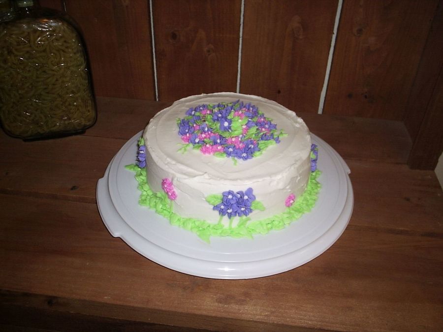 Drop Flower Cake - CakeCentral.com