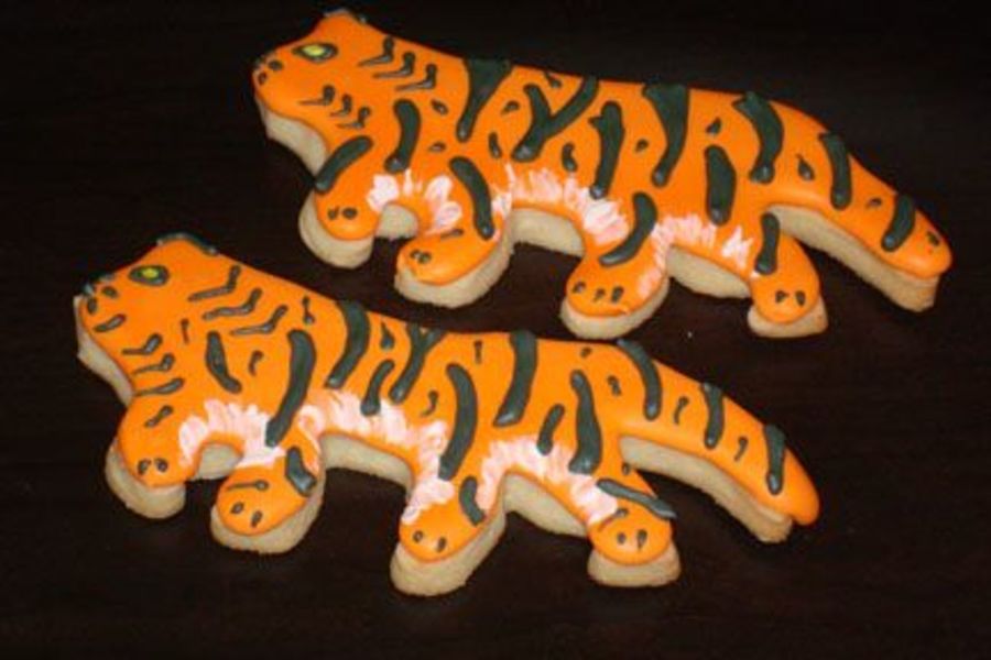 Tiger Cookies - CakeCentral.com