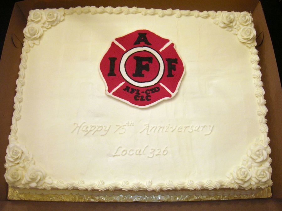 Fire Department Union Anniversary - CakeCentral.com