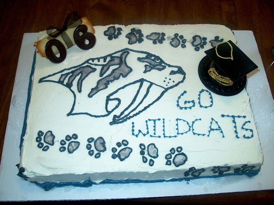 Wildcat Graduation - CakeCentral.com