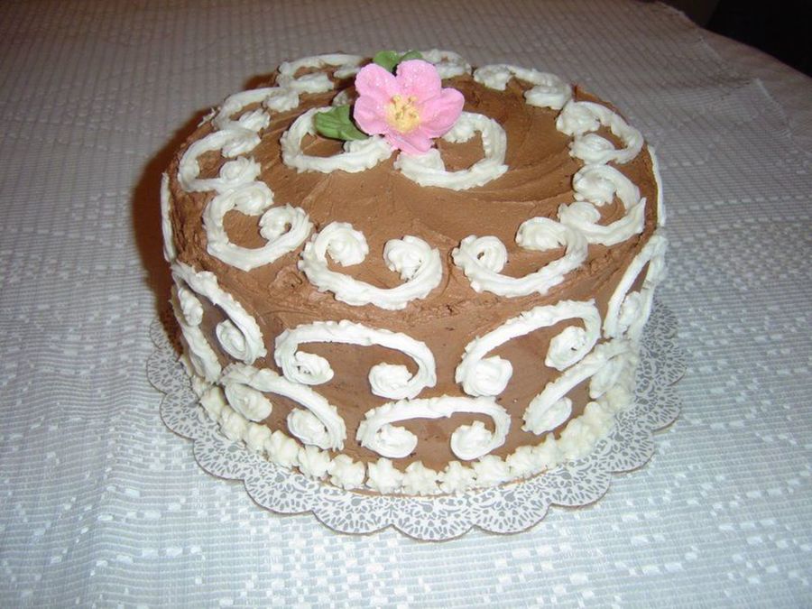 Chocolate & Mocha Birthday Cake - CakeCentral.com