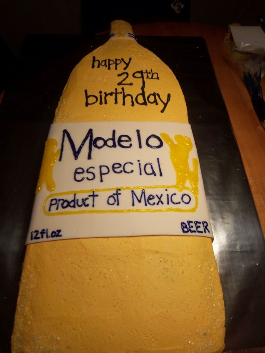 Modelo Bottle - CakeCentral.com